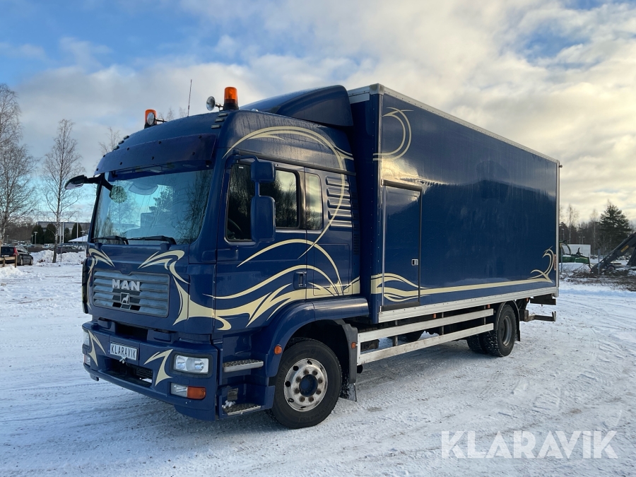 Lastbil MAN TGM 12.280, Emmaboda, Klaravik auktioner