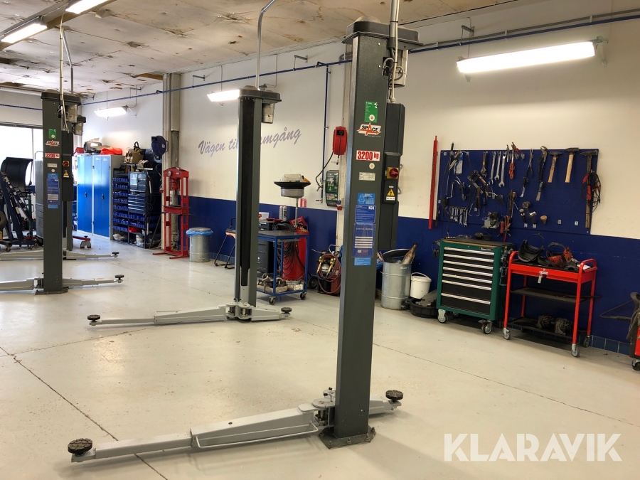 Billyft Tvåpelarlyft Space SDE5.337LWK