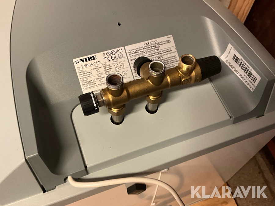 Varmvattenberedare 55 L NIBE EVH 16-55-R, Nynäshamn, Klaravi