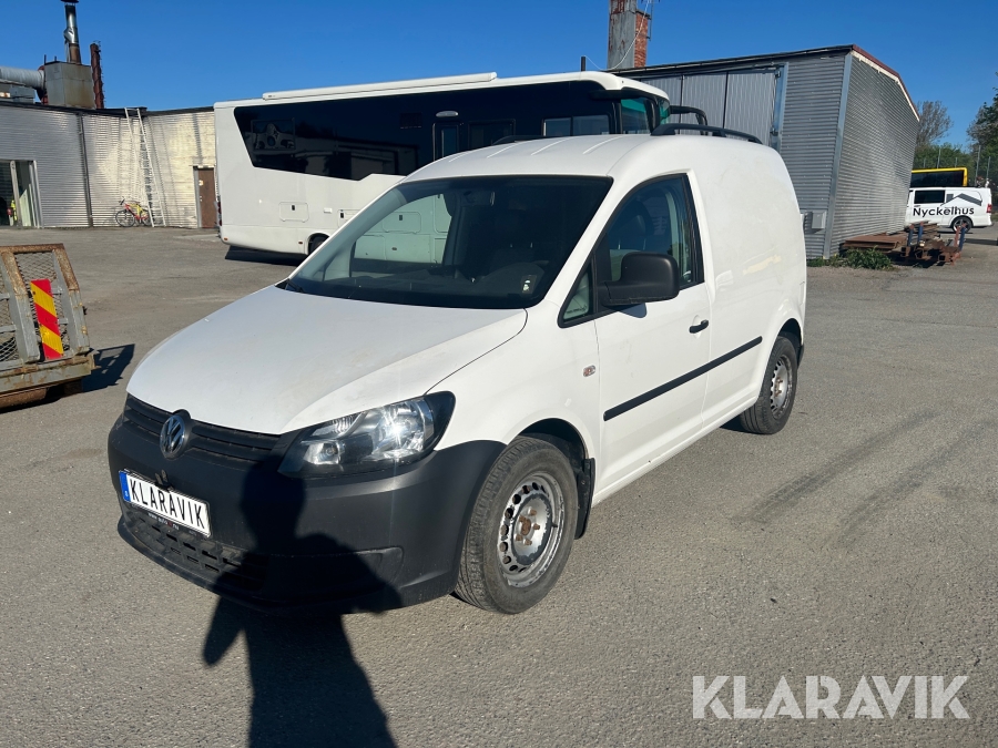 Skåpbil Volkswagen Caddy, Enköping, Klaravik auktioner