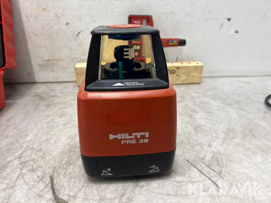 Tvåfallslaser & lasermottagare Hilti PRE38 & PRA38, Svalöv,