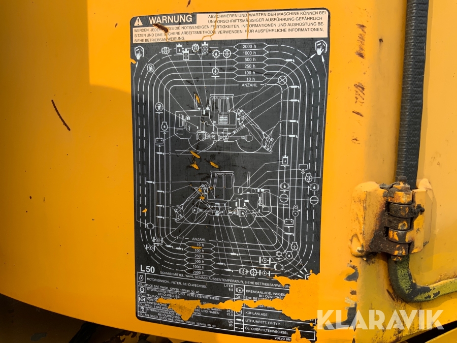 Hjullastare Volvo BM L50, Bjurholm, Klaravik auktioner