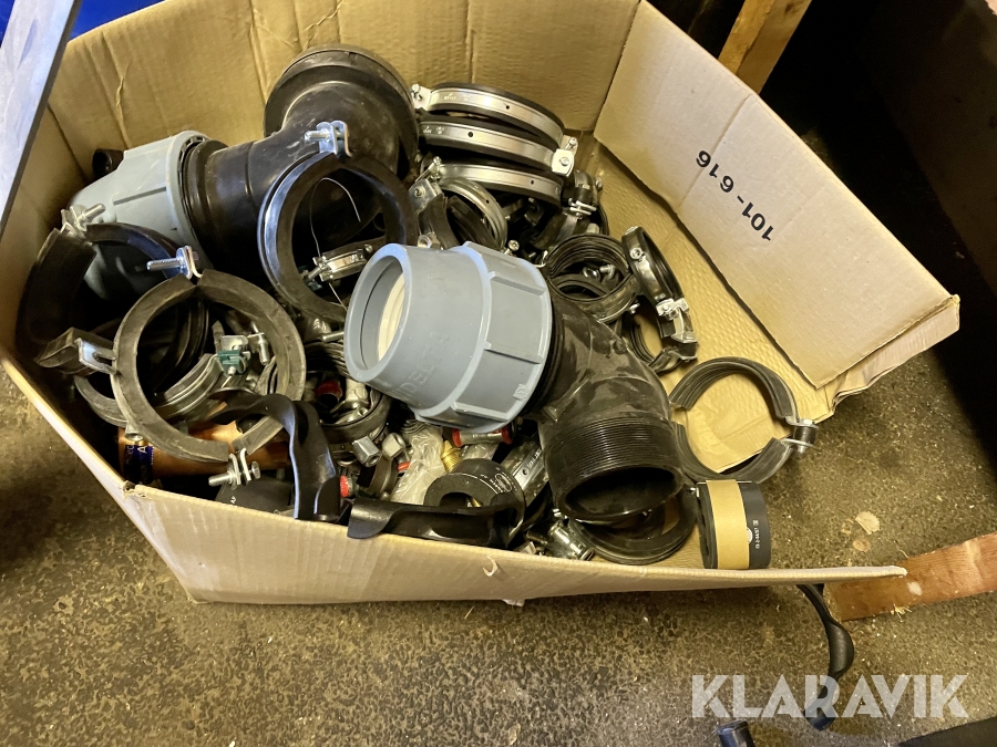 Lager med diverse VVS delar, Uddevalla, Klaravik auktioner