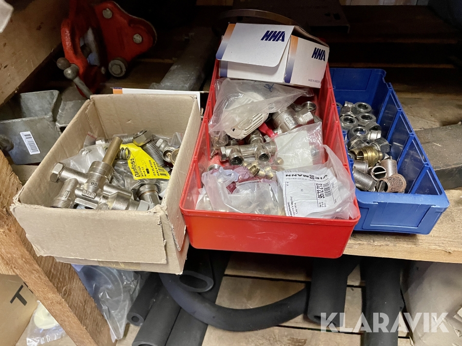 Lager med diverse VVS delar, Uddevalla, Klaravik auktioner