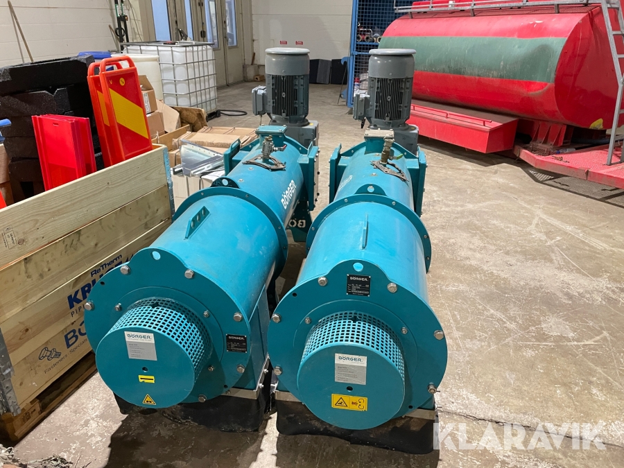 Avvattnare / skruvpress Börger RC75HP, Borlänge,