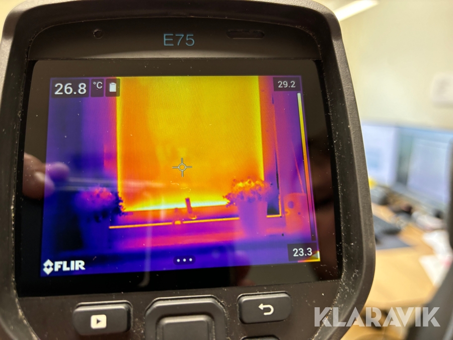 Värmekamera FLIR E75, Linköping, Klaravik auktioner