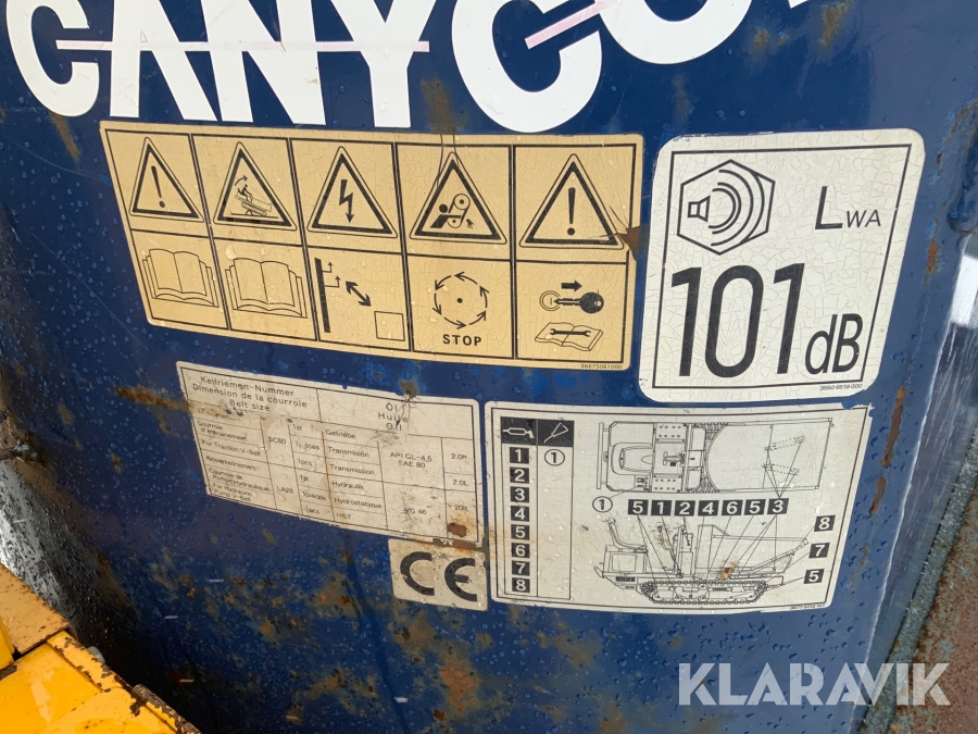 Minidumper Canycom S100, Eskilstuna, Klaravik auktioner