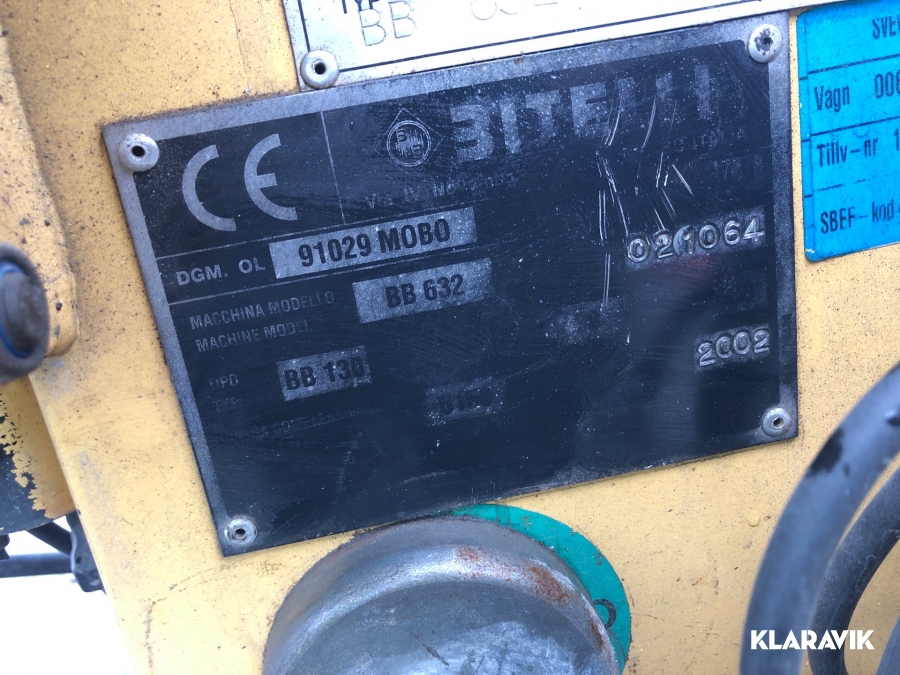 Asfaltsläggare Bitelli BB632