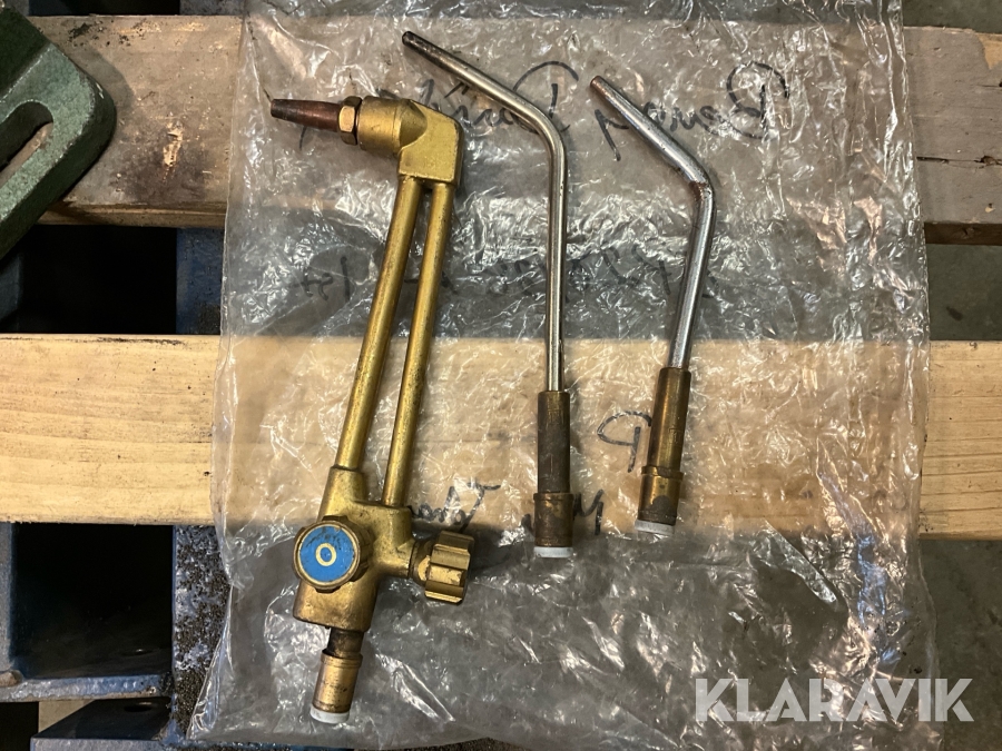 Gassvetsmunstycke och skärbrännare, Hagfors, Klaravik auktio
