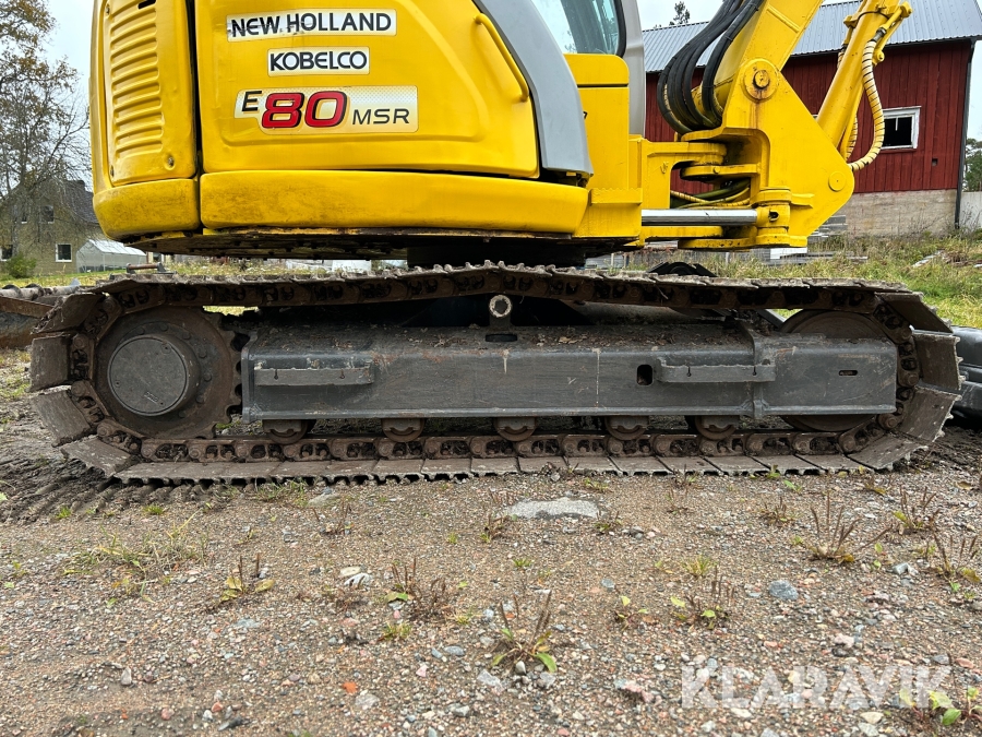 Grävmaskin New Holland / Kobelco E80-1ES, Uddevalla, Klaravi