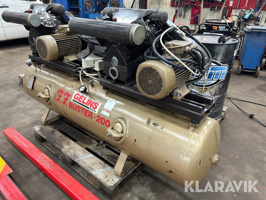Kompressor Buster 200, Lerum, Klaravik auktioner