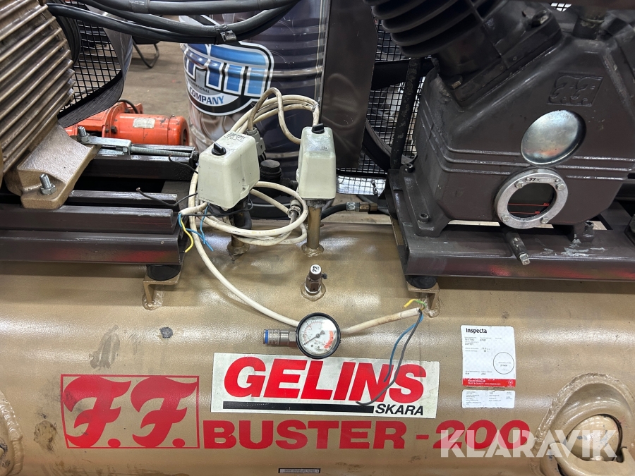 Kompressor Buster 200, Lerum, Klaravik auktioner