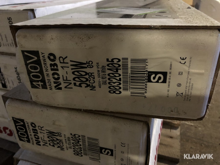 Klaravik Auktioner | Element 8 st 500w / 600w