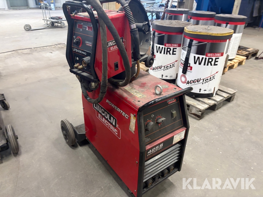 Mig svets Lincoln 425S Powertec, Arboga, Klaravik auktioner