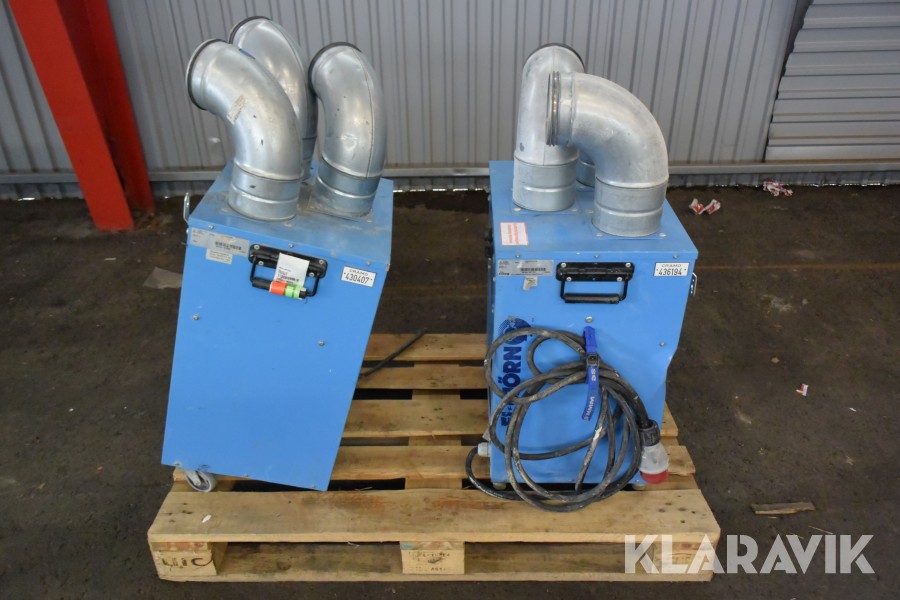 Klaravik Auktioner | Byggvärmare 2 styck Elbjörn TF 9EL 9 kw