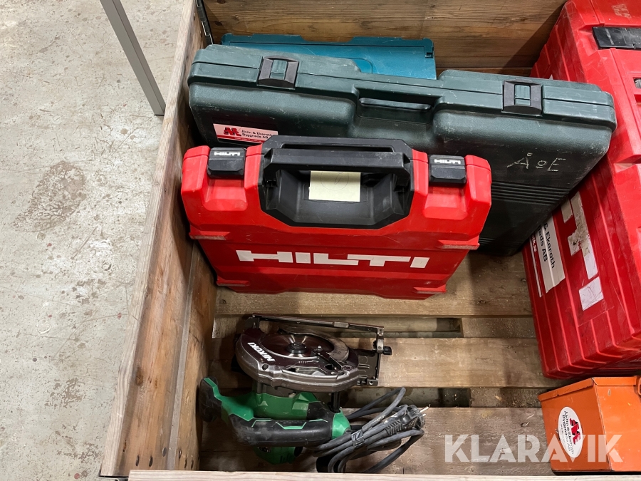 Parti med Byggmaskiner Makita, Hilti, Hikoki, Hitachi , Link