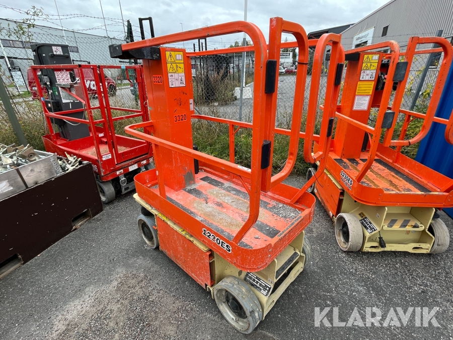 Saxlift JLG 1230 ES, Järfälla, Klaravik auktioner