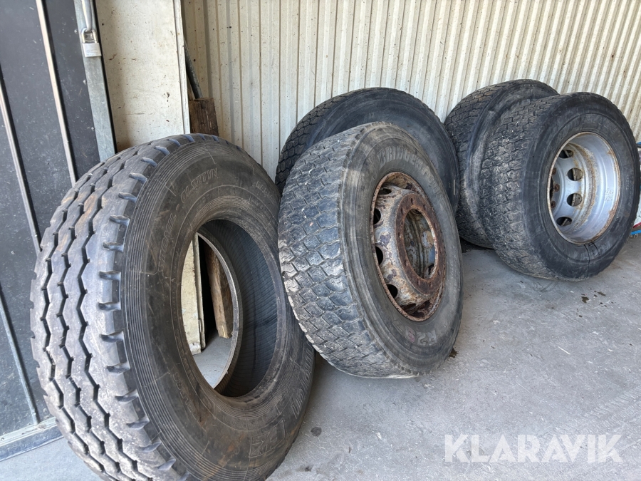 Lastbilsdäck Bridgestone R297, Sundsvall, Klaravik auktioner