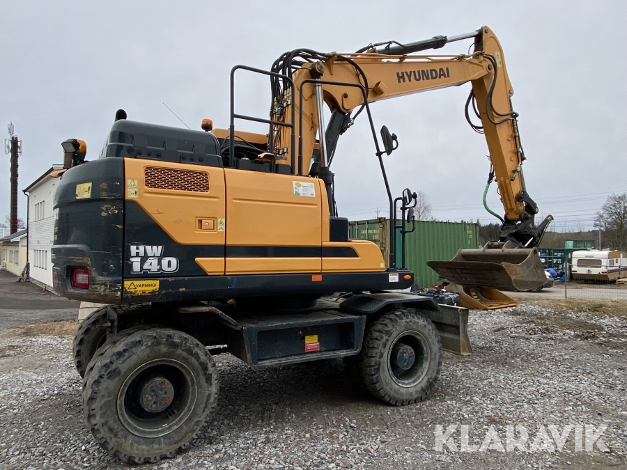Grävmaskin Hyundai HW 140, Sigtuna, Klaravik auktioner
