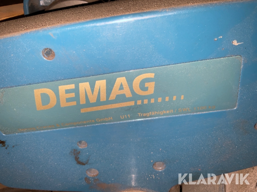 Trolley Demag U11, Bollnäs, Klaravik auktioner