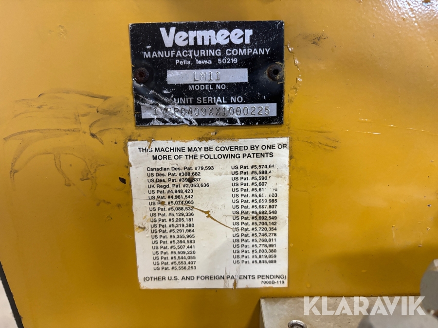 Microplog / Fiberplog Vermeer LM11, Bromölla, Klaravik aukti