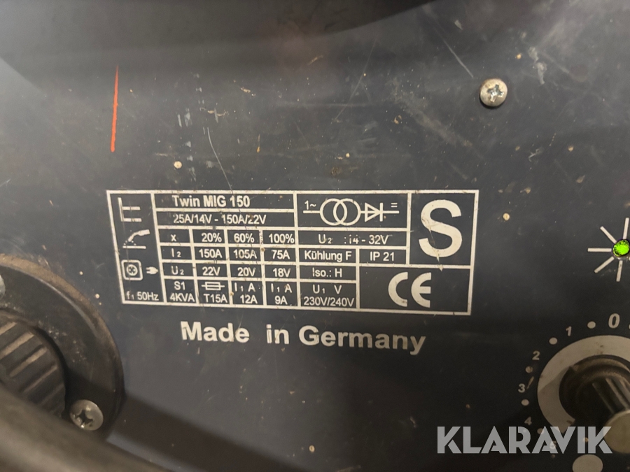 Migsvets Erfi Twinmig 150, Borås, Klaravik auktioner