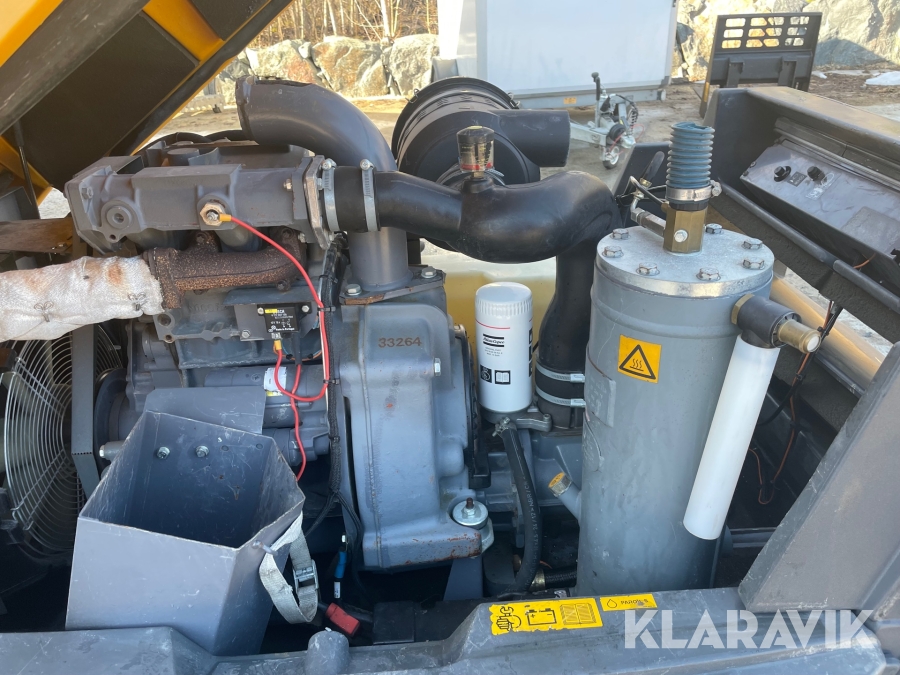 Kompressor Atlas Copco XAS47, Östhammar, Klaravik auktioner