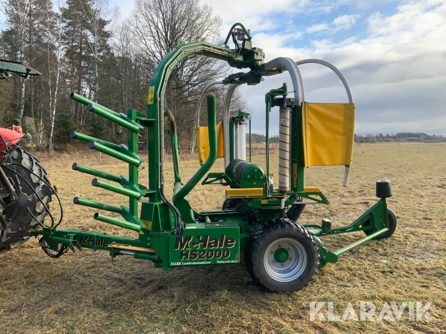 Rundbalsinplastare McHale HS2000, Eskilstuna, Klaravik aukti