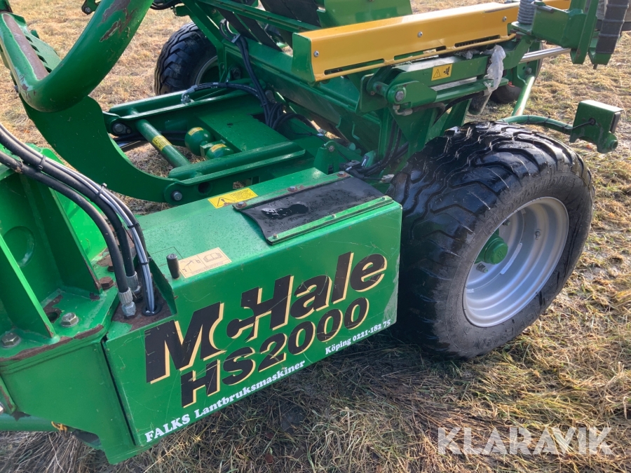 Rundbalsinplastare McHale HS2000, Eskilstuna, Klaravik aukti