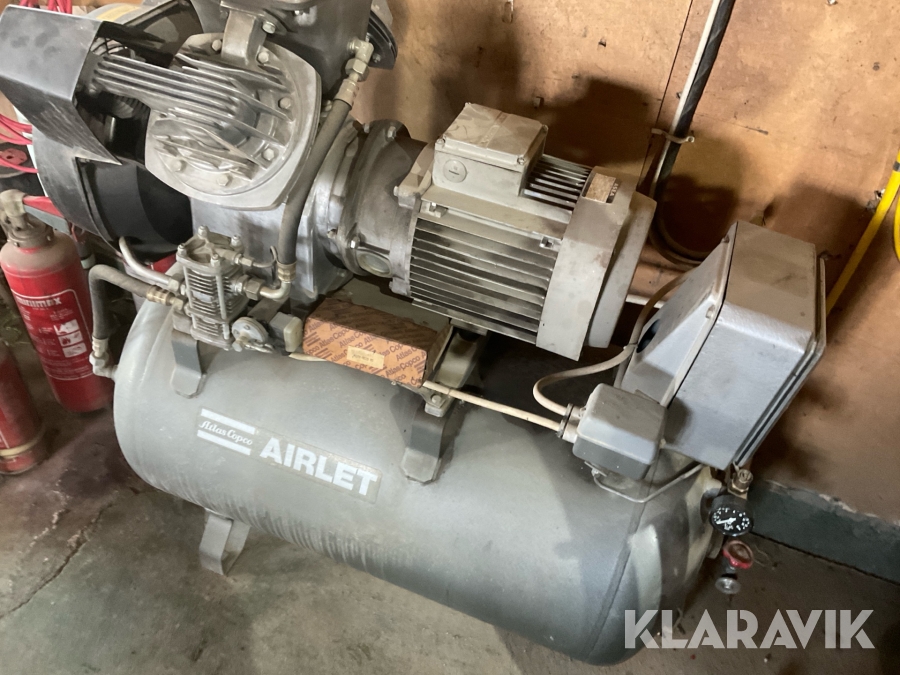 Kompressor Atlas Copco Airlet Le8 , Lycksele, Klaravik aukti