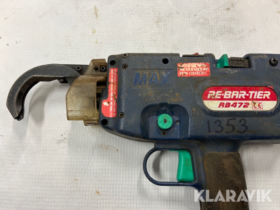 Najmaskin Max RB472, Järfälla, Klaravik auktioner