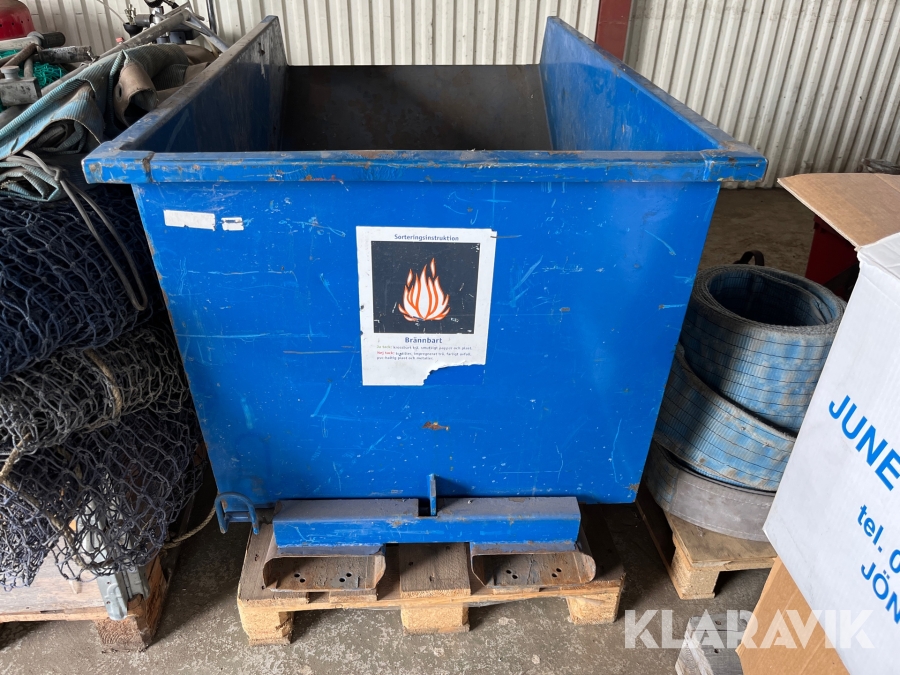 Avfallscontainer, Jönköping, Klaravik auktioner