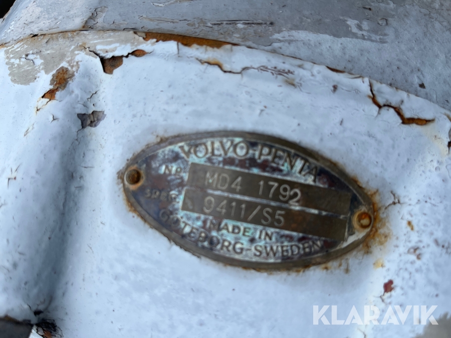Båtmotor Volvo Penta MD4, Österåker, Klaravik auktioner