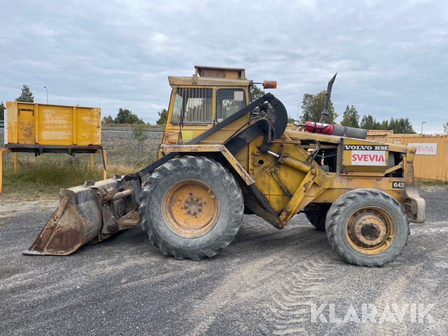 Baklastare 4WD Volvo 642, Härnösand, Klaravik auktioner