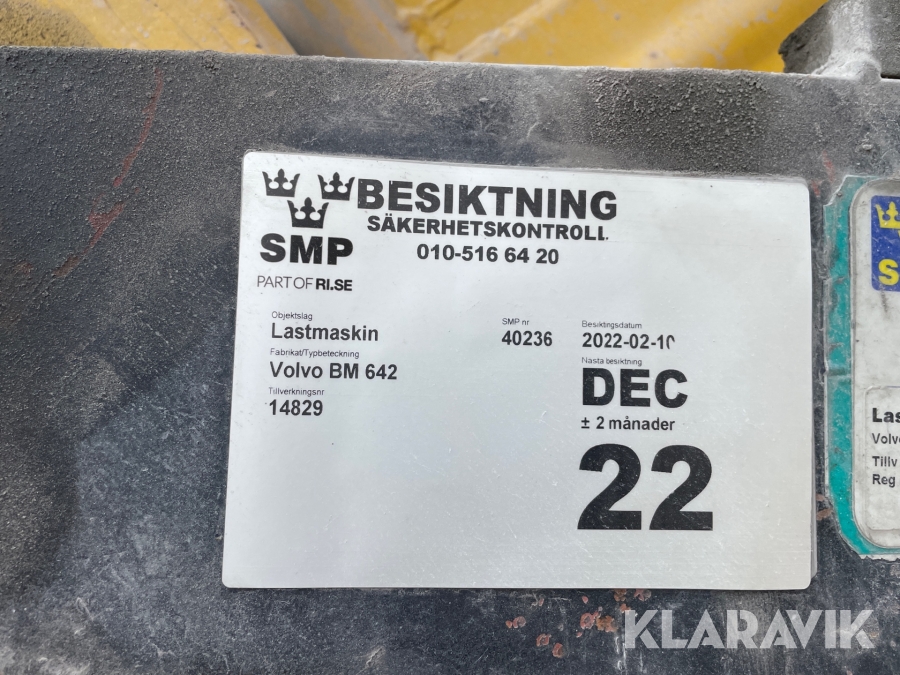 Baklastare 4WD Volvo 642, Härnösand, Klaravik auktioner