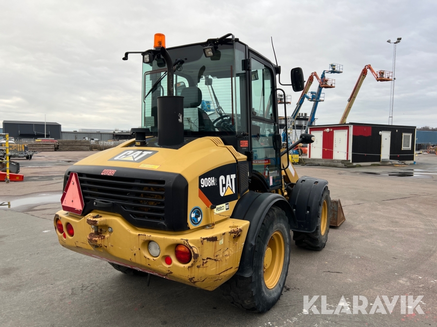 Hjullastare CAT 908H2, Göteborg, Klarav