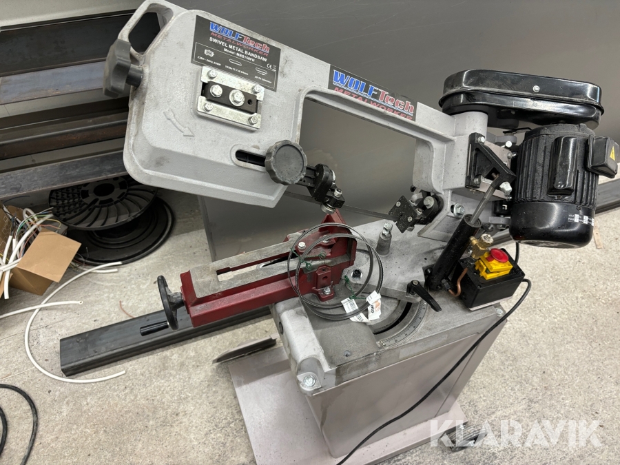 Metallsåg Wolftech MBS150FH, Östra Göinge, Klaravik auktione