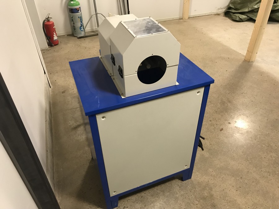 Hydraulslangpress med slangkap och slangskalare