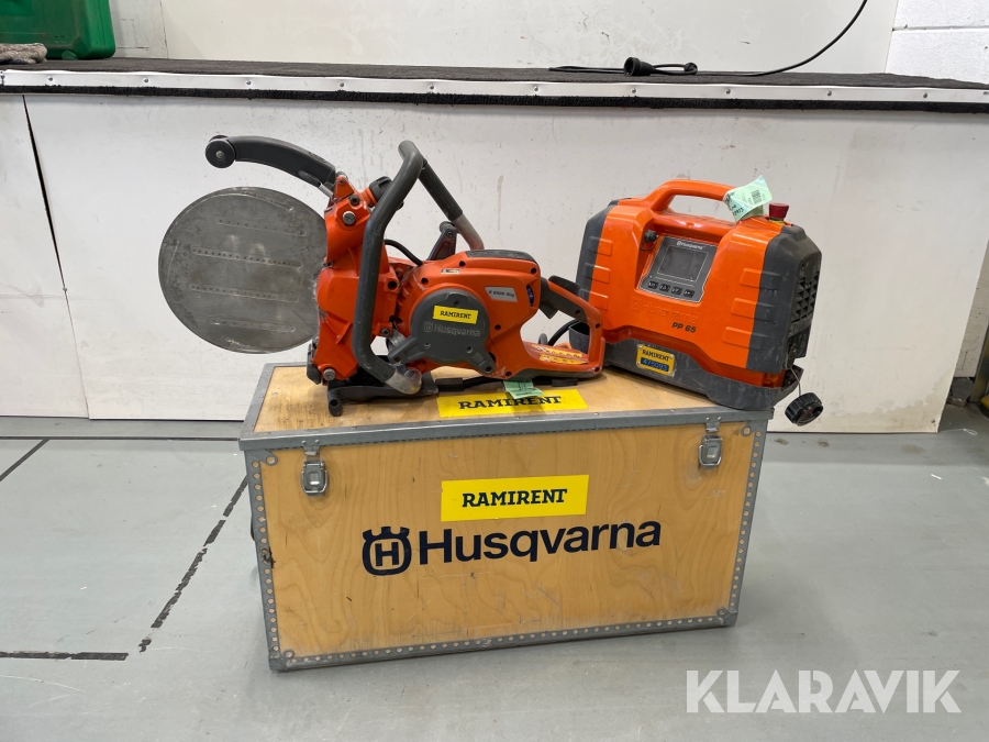 Kapmaskin & kraftaggregat Husqvarna K6500, PP65, Svalöv, Kla