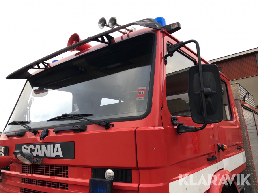 Brandbil Scania P92M 4X2LS42K Släckbil