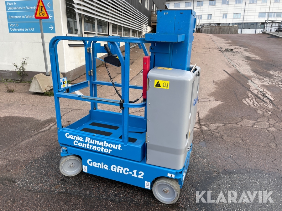 Pelarlift Genie GRC-12, Göteborg, Klaravik auktioner