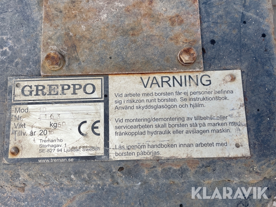 Kabelborste Greppo, Hedemora, Klaravik auktioner