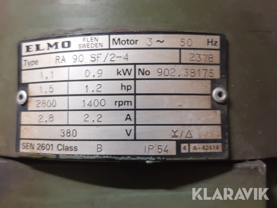 Pelarborrmaskin Modig RBM 28 B, Norrtälje, Klaravik auktione