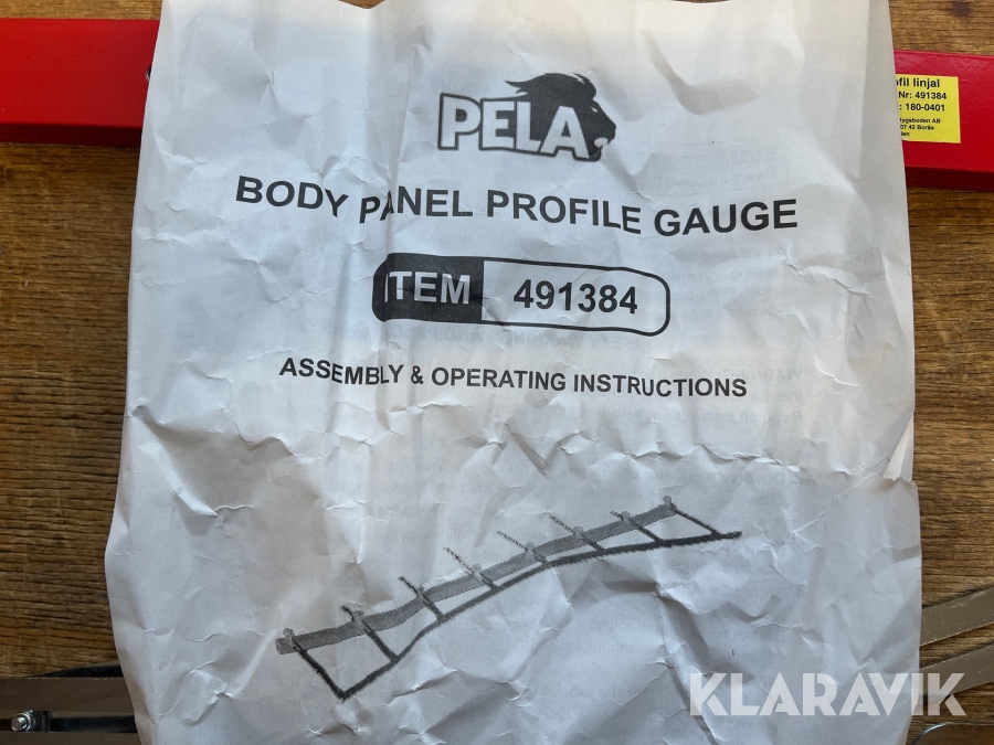 Profillinjal för karosseri Pela, Trollhättan, Klaravik aukti