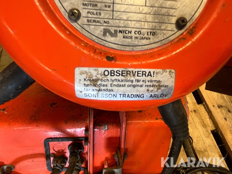 Telfer Nitchi EC-3M, Klippan, Klaravik auktioner