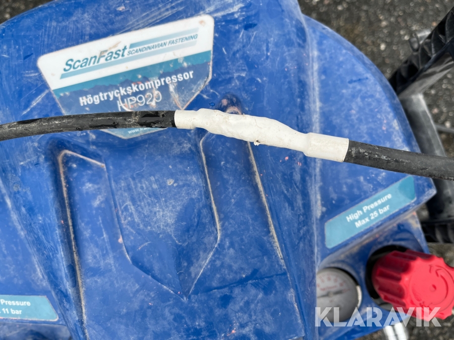 Högtryckskompressor Scanfast HP920, Vallentuna, Klaravik auk