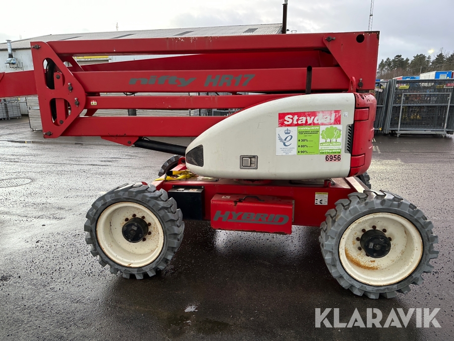 Vikbomslift Nifty HR17 4AW, Svalöv, Klaravik auktioner
