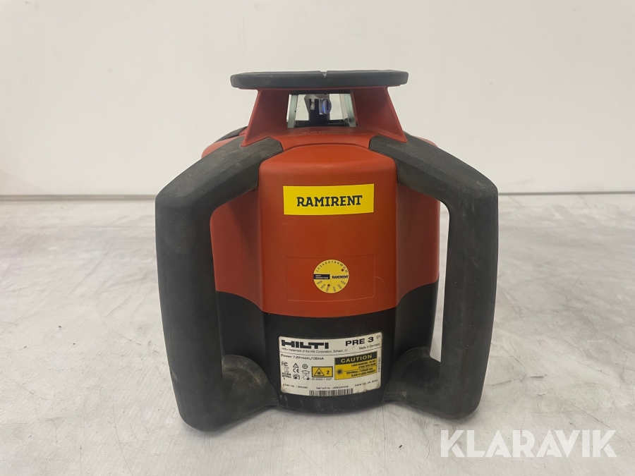 Planlaser Hilti PRE 3, Svalöv, Klaravik auktioner
