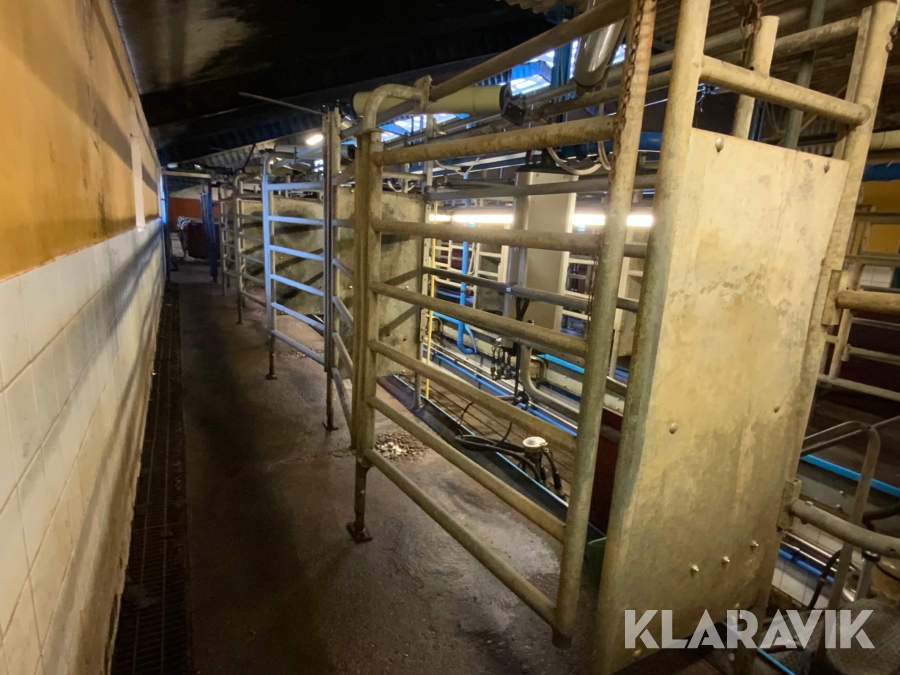 Komplett mjölkanläggning för mjölkgrop DeLaval Dubbel tandem