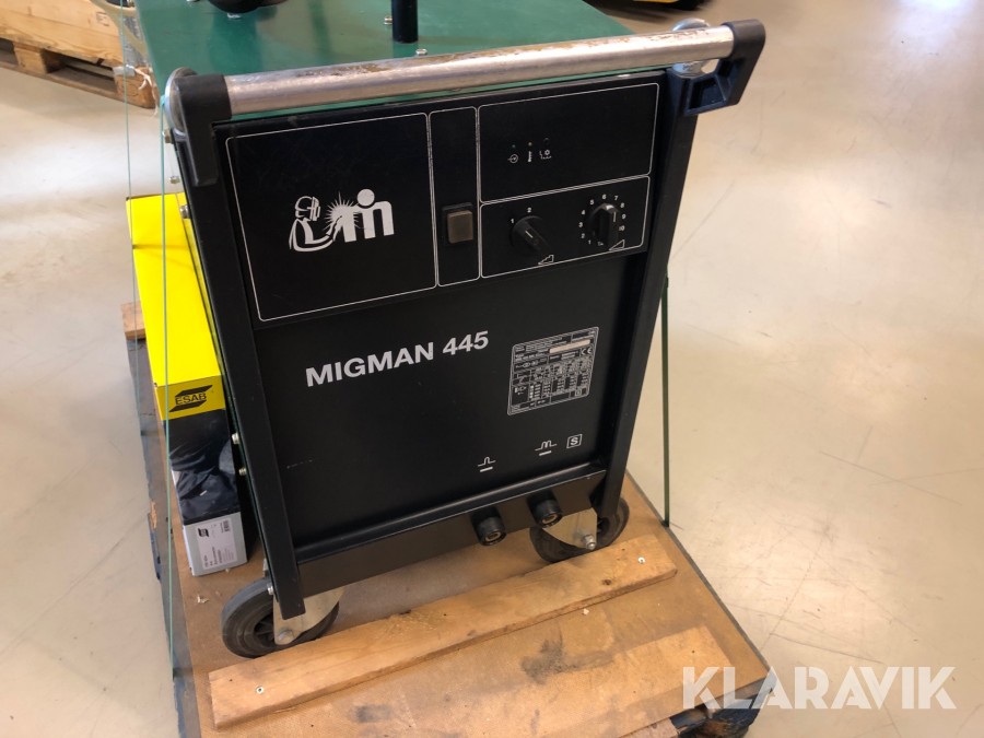 Klaravik Auktioner | Mig-Svets Migtronic Migman 445 445amp